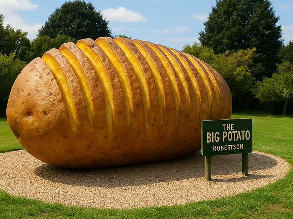 'Big Potato' now the 'Pig Potato' but we think it'd look better mashed